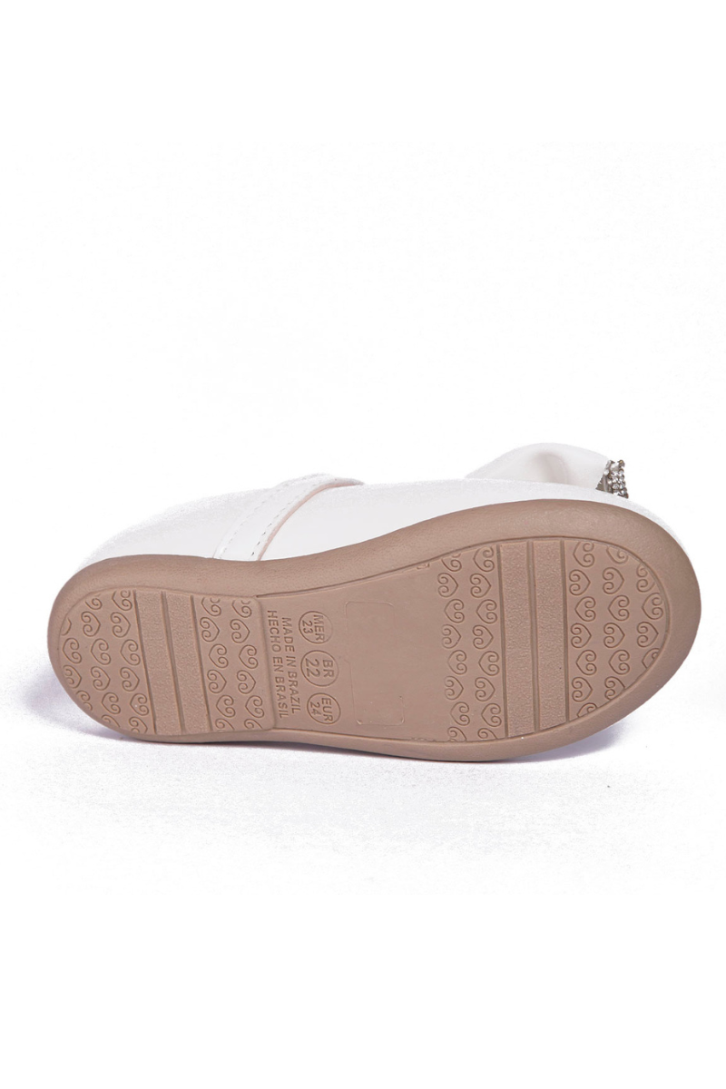 Sapatilha Verniz Infantil Feminina Branco – Ideal para Escola e Festas ...
