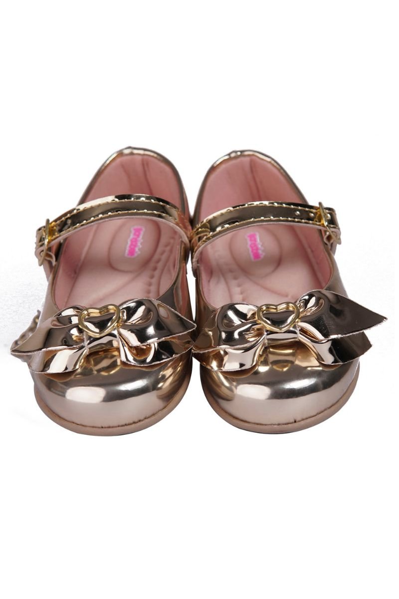 Sapatilha Verniz Infantil Dourado Feminina – Ideal para Escola e Festas ...